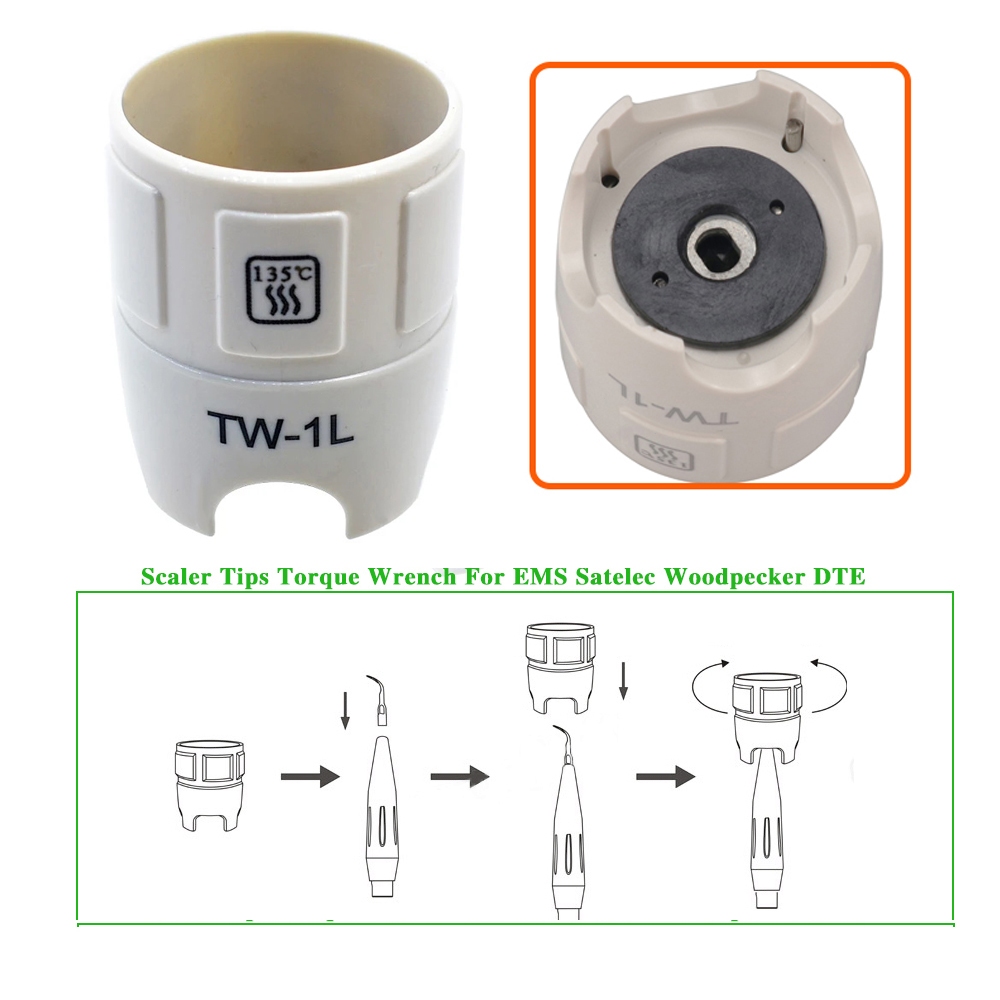 Jual Woodpecker Dental Ultrasonic Scaler Torque Wrench TW-1L Remove ...