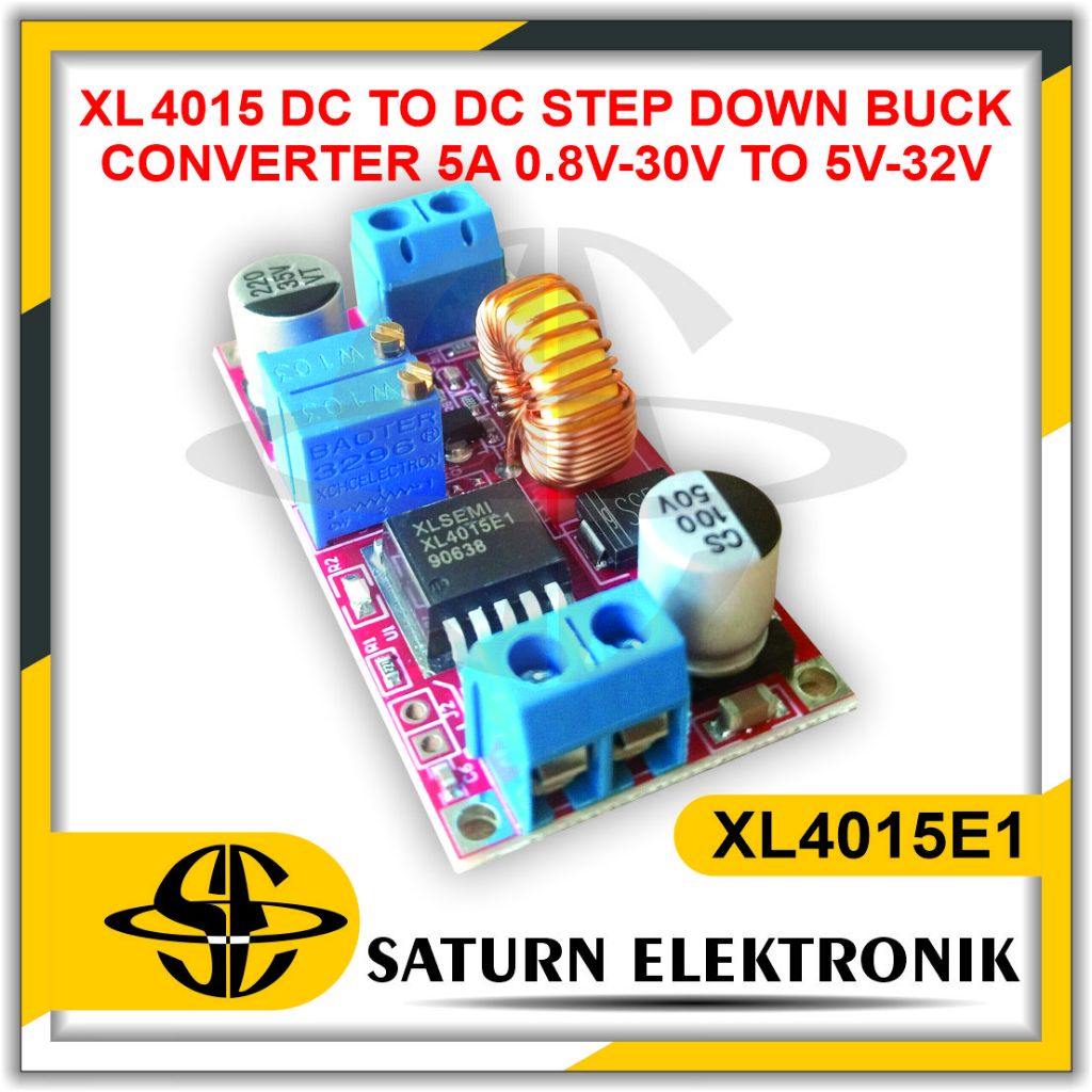Jual XL4015 DC DC Step Down Buck Converter 5A 0.8-30V to 5V-32V | Shopee Indonesia