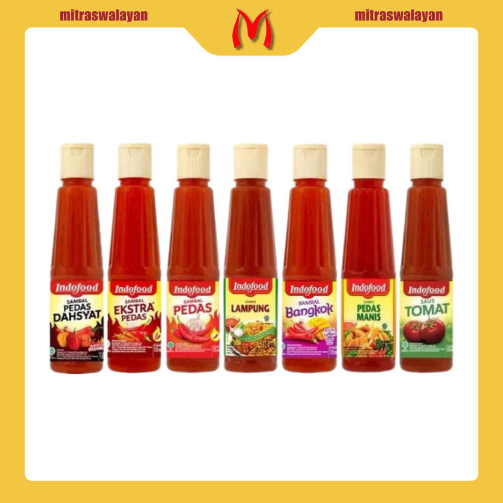 Jual INDOFOOD Saus Sambal Kemasan Botol 135 ml | Shopee Indonesia