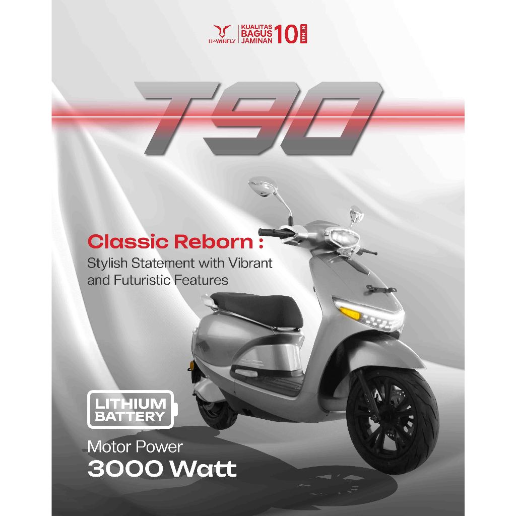 Jual UWINFLY T90 MOTOR LISTRIK BARU | Shopee Indonesia