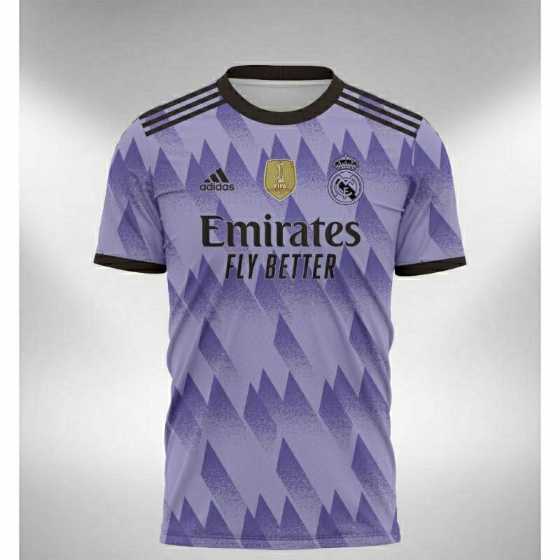 Jual JERSEY REAL MADRID AWAY 2022/2023 | FREE NAMA DAN NOMOR PUNGGUNG | Shopee Indonesia