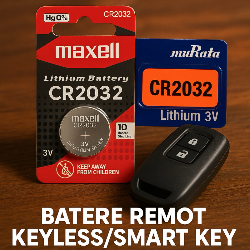Jual Battery Remot Keyless Smart Key Motor Mobil CR2032 Original ...
