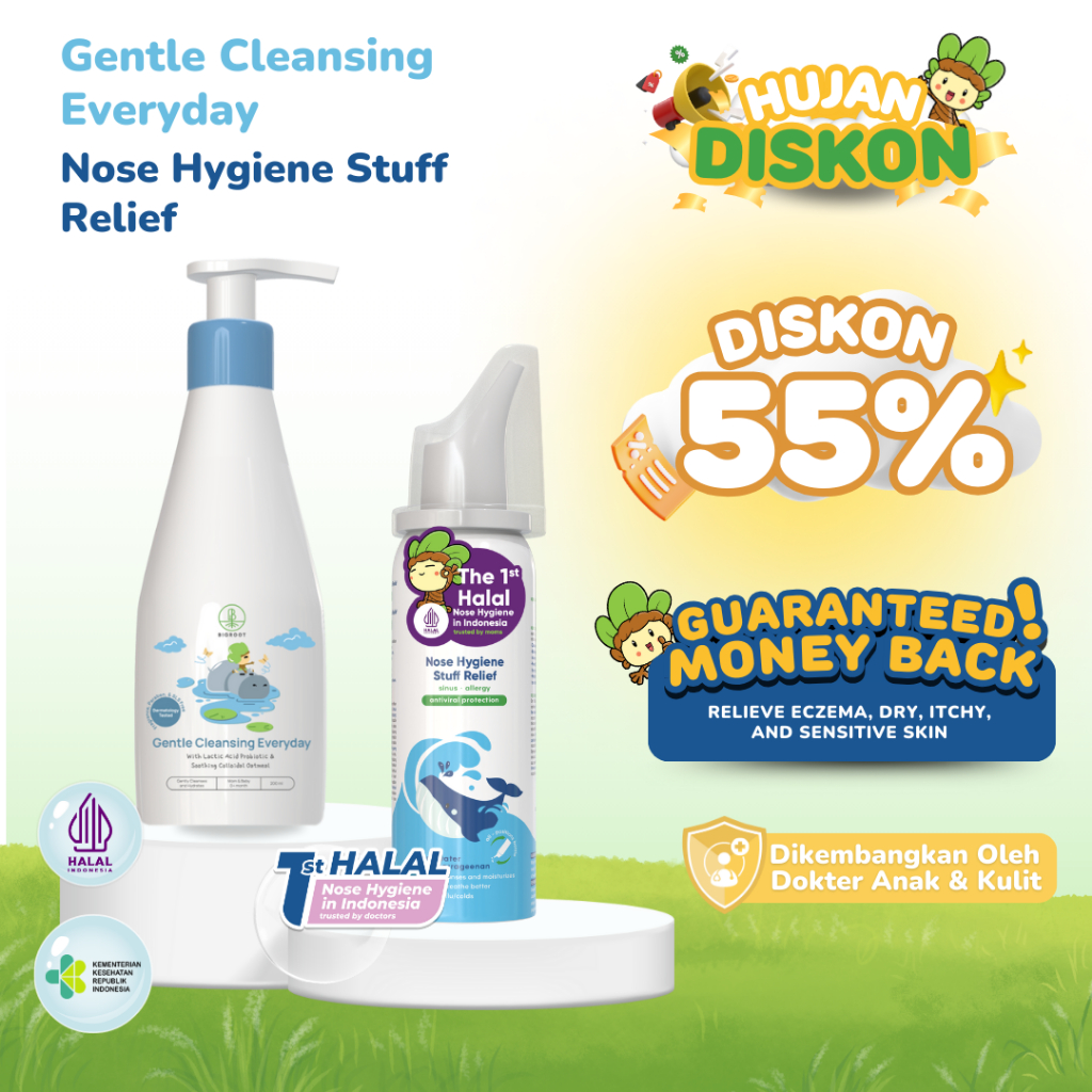 Jual Bigroot Paket Spesial Bundling Nose Hygiene Stuff Relief 50ml ...