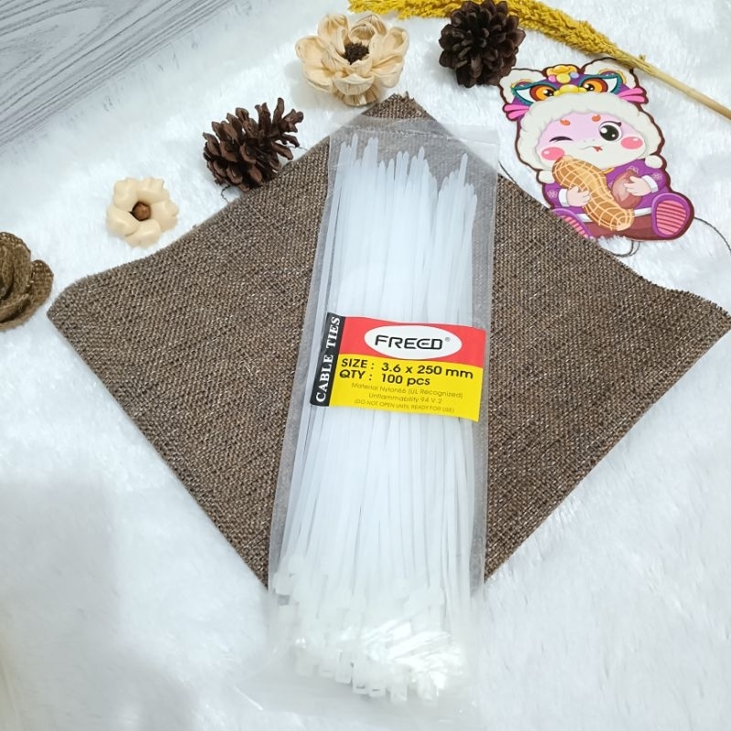 Jual Kabel Tie / Kabel Ties / Kabel / Tali Pengikat Panjang 250mm ...