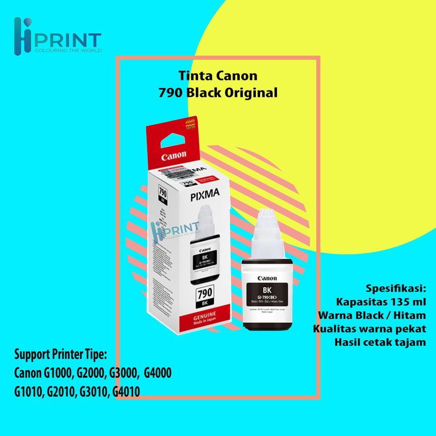 Jual Tinta Canon PIXMA GI-790 790 Original CMYK untuk G1000 G1010 G2000 ...