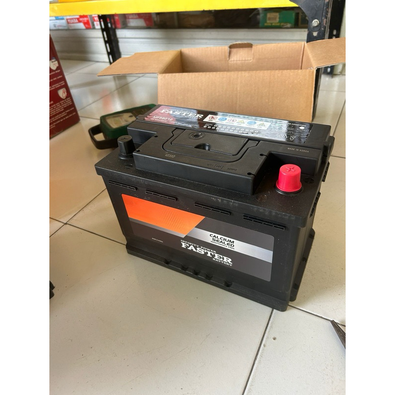 Jual Aki MF58012 merk Faster Jp | Shopee Indonesia