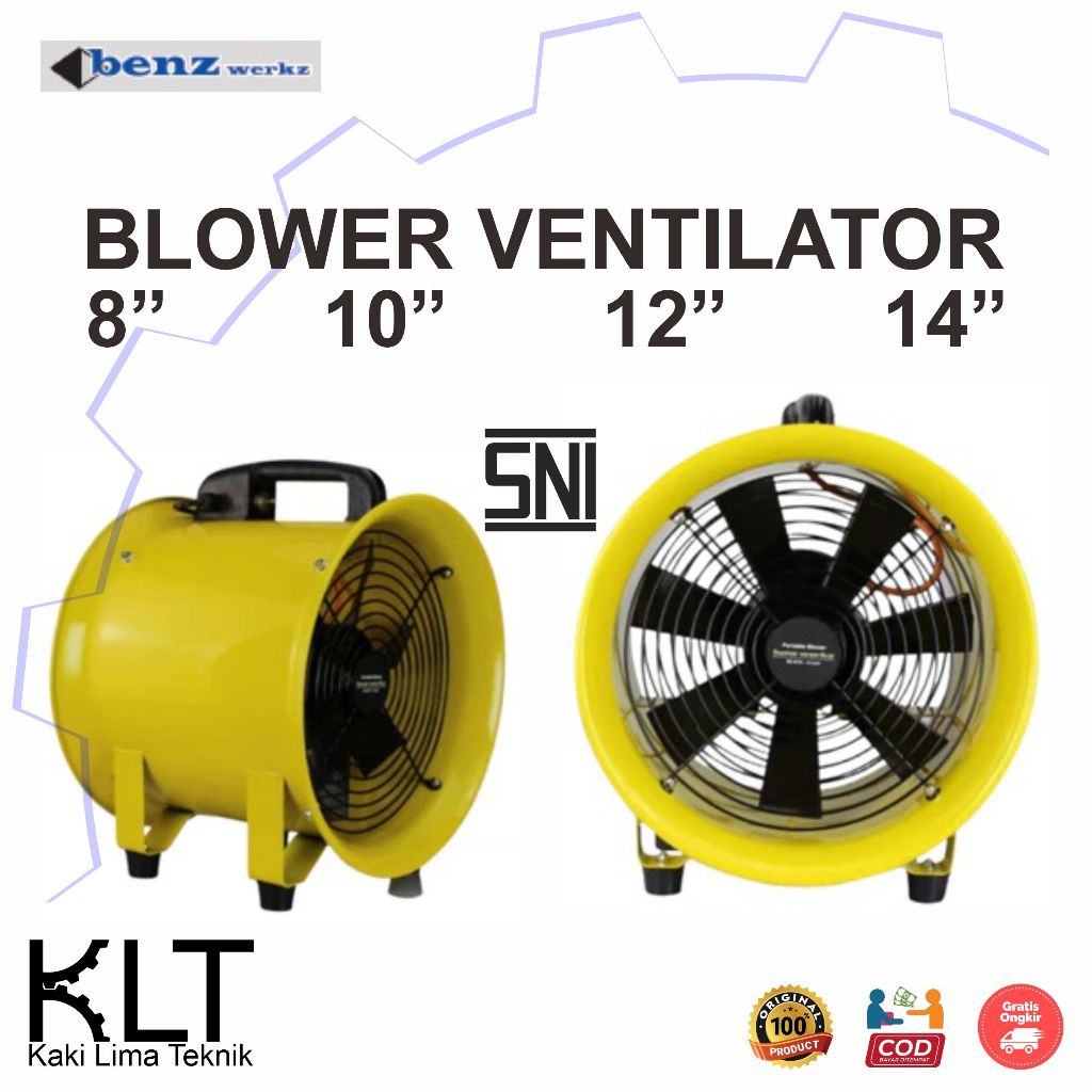 Jual blower ventilator portable blower kipas angin exhaust Benz ...