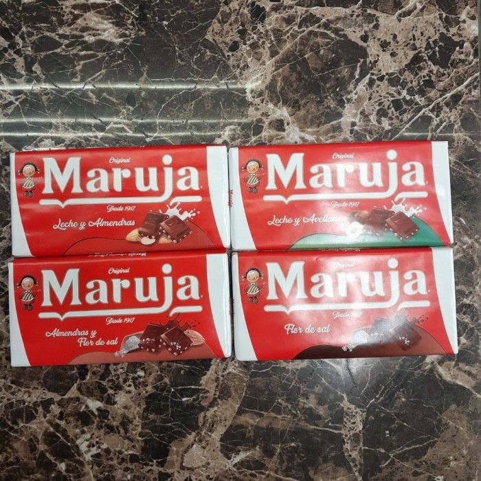 Jual Coklat Impor Belanda / Chocolate Bar Maruja 100 Gr Varian Leche ...