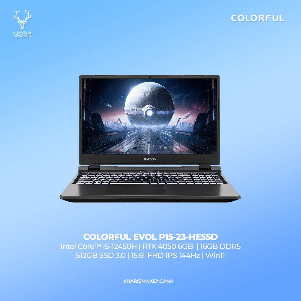 Jual COLORFUL EVOL EVOL P15 23-HE55D-G CORE I5 12450H 16GB 512GB ...