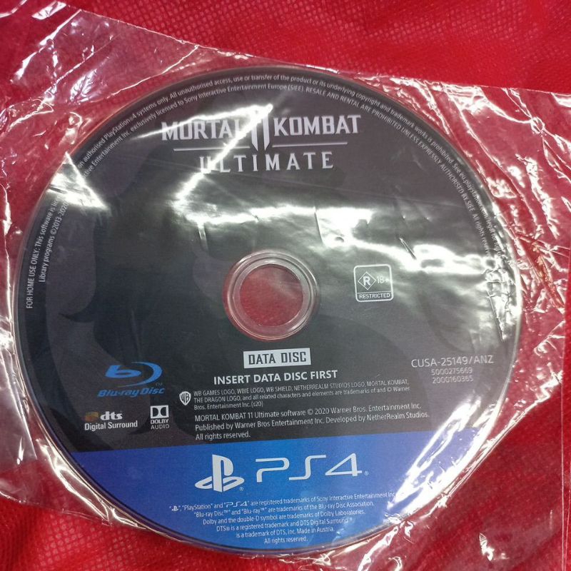 Jual mortal kombat 11 ultimate. only disc 1 /data disc | Shopee Indonesia