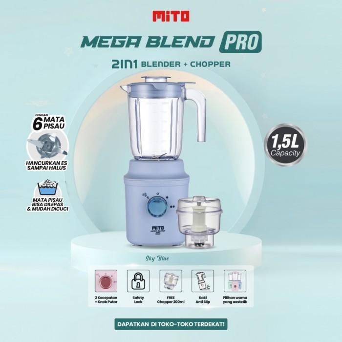 Jual MITO MITOCHIBA BL 300 / BL300 BLENDER CHOPPER 2IN1 KAPASITAS 1.5 ...
