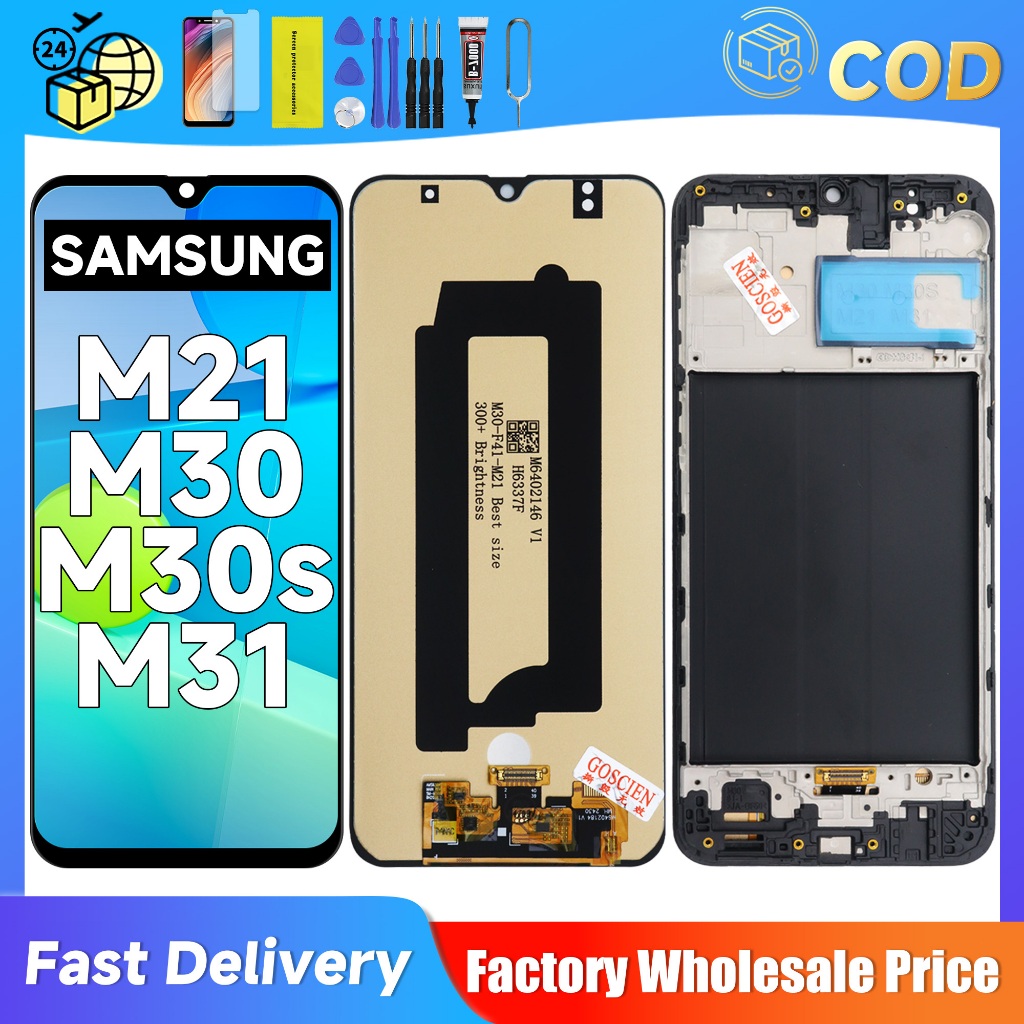 Jual LCD Touchscreen for Samsung M20/M205/M21/M215F/M30/M305F/M30S ...