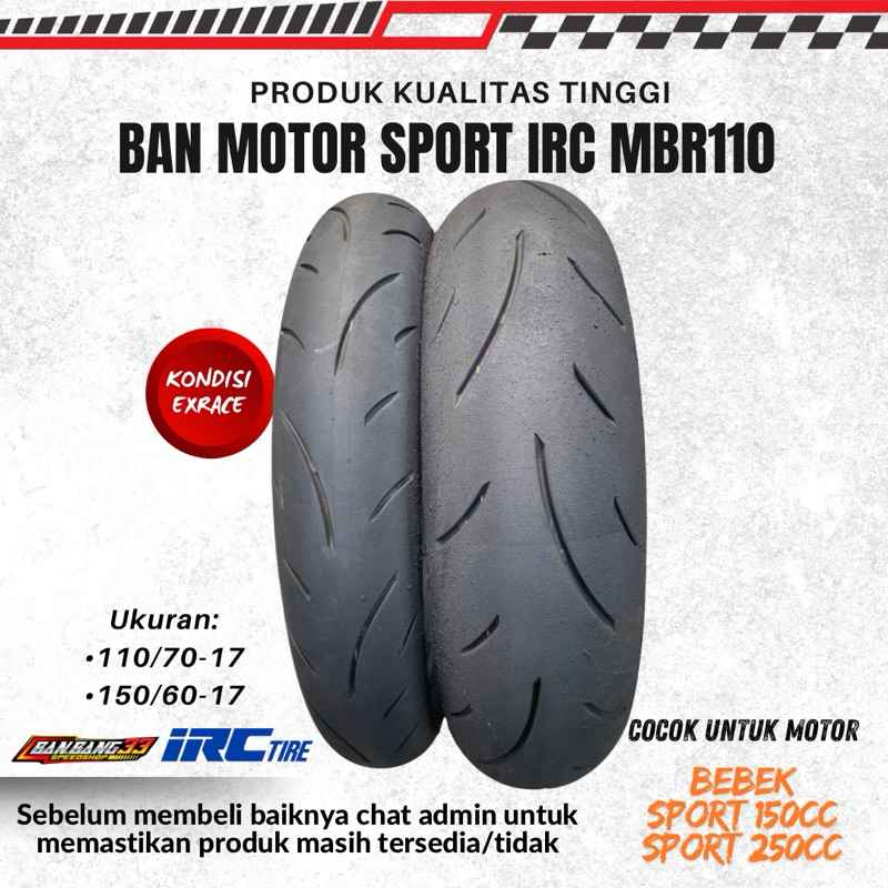 Jual Ban Motor Sport CBR,R25,GSX MBR-110 110/70-17//120/70-17//140/70 ...