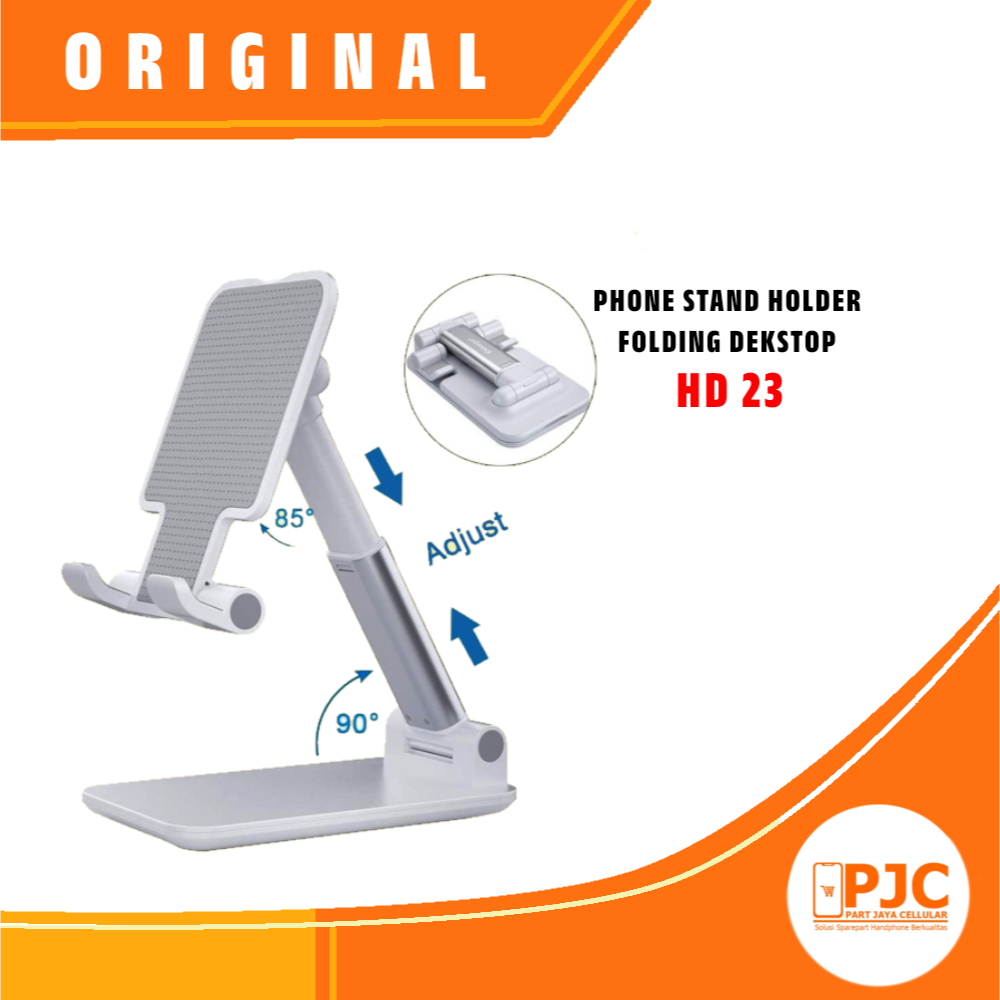 Jual Phone Stand Holder HD23 Folding Dekstop HD-23 Holder Lipat Liftable Foldable Universal ...