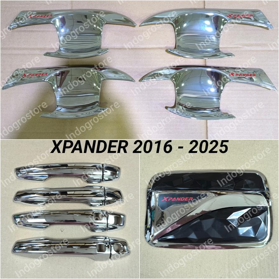 Jual Paket Outer Handle Cover Tangki Chrome Mobil New Xpander 2016 2017 2018 2019 2020 2021 2022 ...