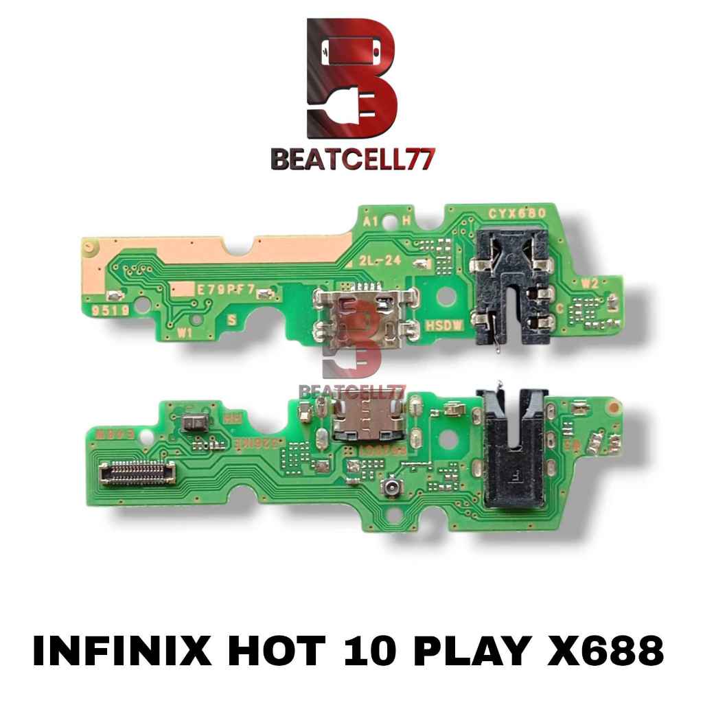 Jual Konektor Charger Infinix Hot 10 Play / X688 Papan Pcb | Shopee Indonesia