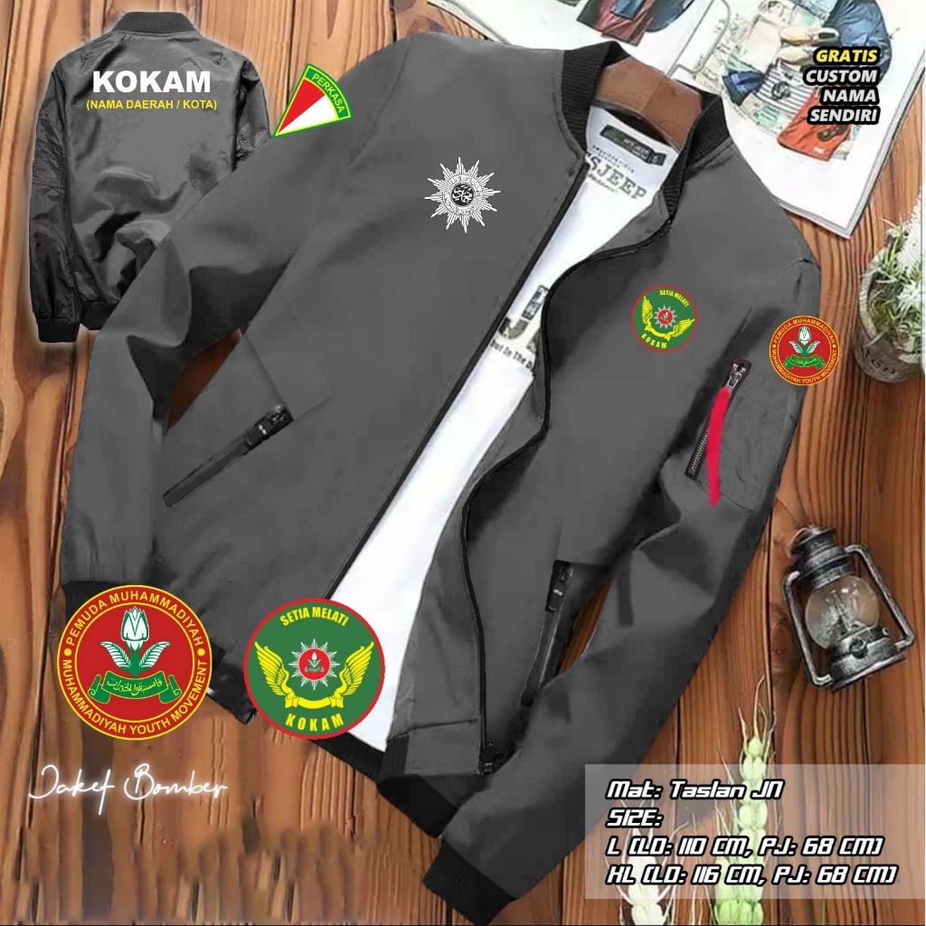 Jual jaket BMBER KOKAM MUHAMMADIYAH / JAKET BOLAK BALIK KOKAM ...
