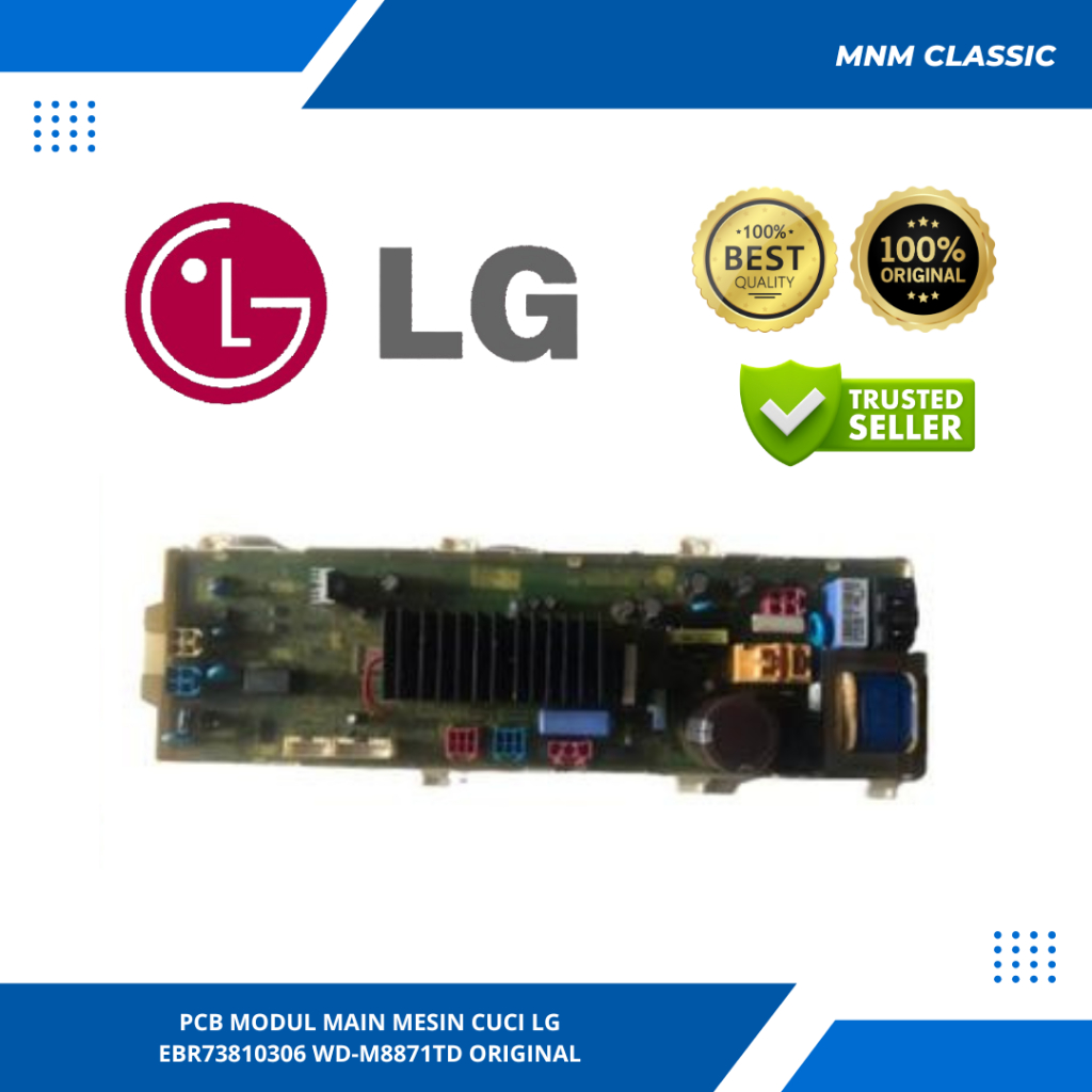 Jual PCB MODUL MAIN MESIN CUCI LG EBR73810306 WD-M8871TD ORIGINAL ...