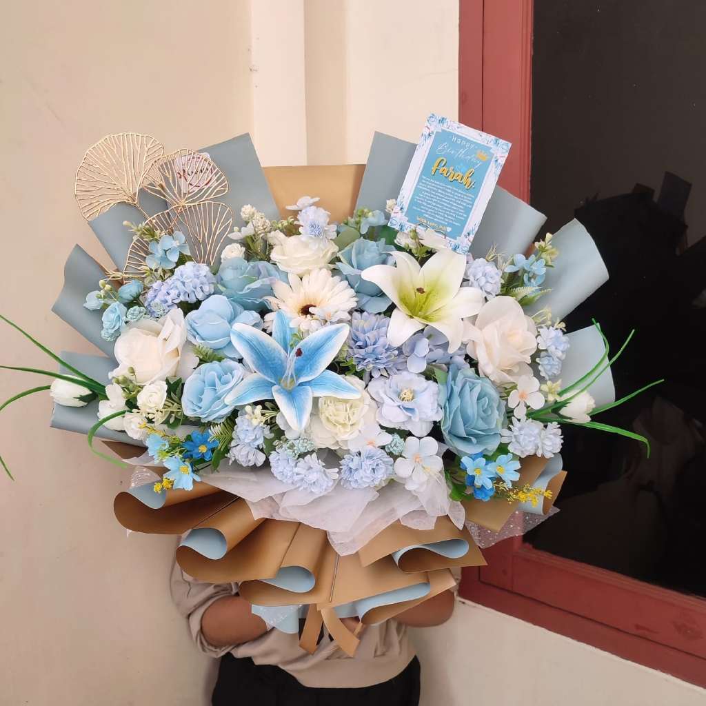 Jual Handbuket Bunga EXTRA LARGE Bunga Artificial Buket Bunga Bouquet ...
