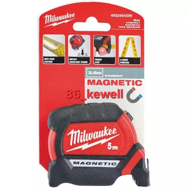 Jual Meteran Milwaukee 5M Compact Magnetic Tape Measure | Shopee Indonesia