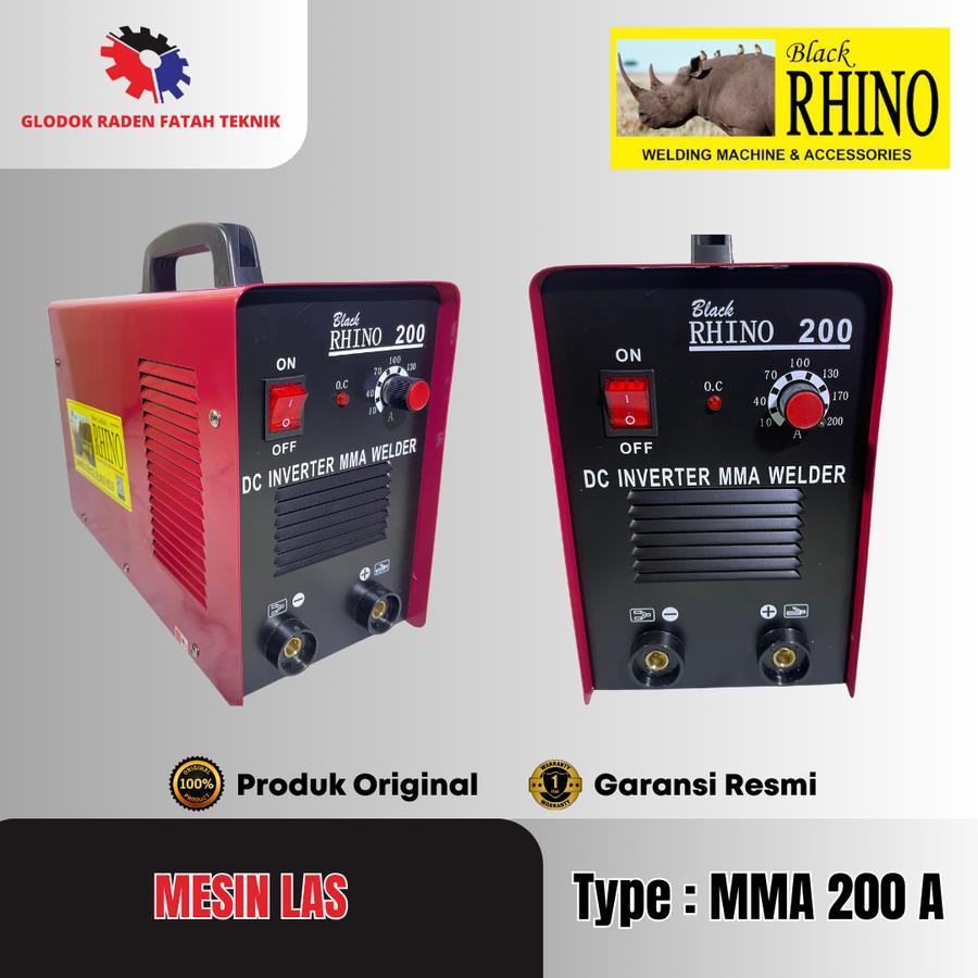 Jual Mesin Las Rhino 200A Inverter Travo Las MMA Rhino 200 A Bisa Pakai ...