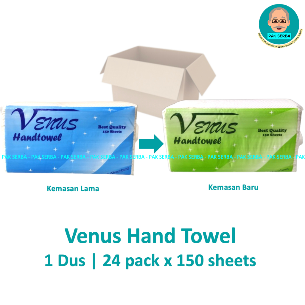 Jual Venus Hand Towel 150 sheets / Multifold Tisu (DUS) | Shopee Indonesia