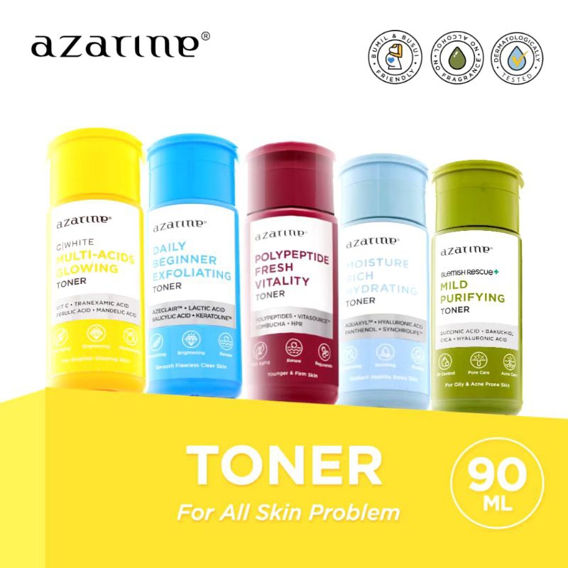 Jual Azarine Toner Sejuta Umat for All Skin Types | Moisture Rich ...