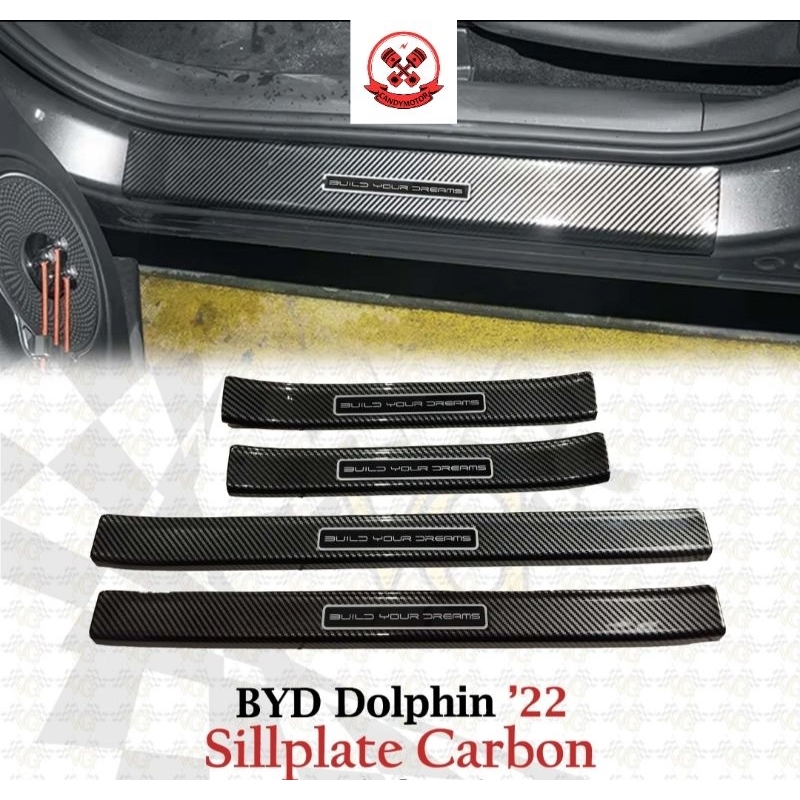 Jual Sill Plate Samping Byd Dolphin Carbon Import Door Sill Plate Byd ...