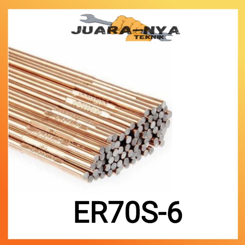 Jual Kawat Las Filler Argon Besi ER70S-6 2.0mm Besi 1Kg | Shopee Indonesia