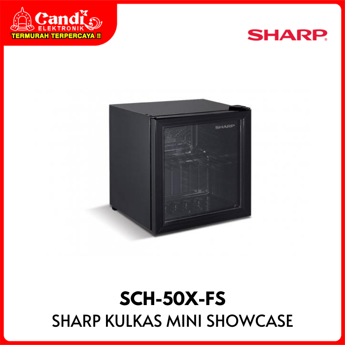 Jual SHARP Kulkas Mini Showcase 52 Liter Stable & fast cooling Double ...
