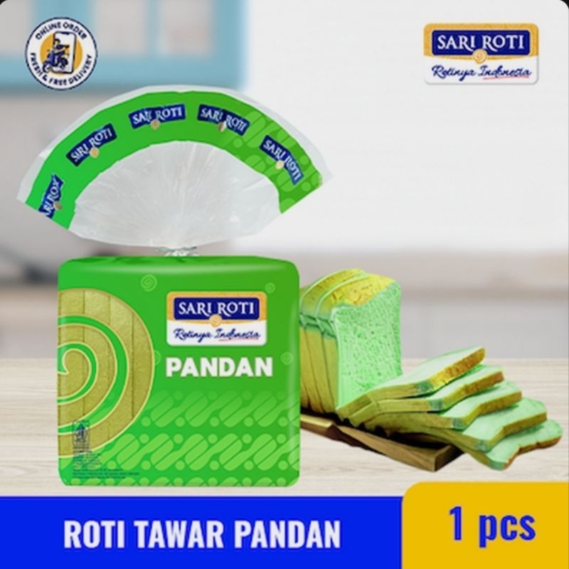 Jual SARI ROTI Tawar Pandan Lembut Sehat Bernutrisi | Shopee Indonesia