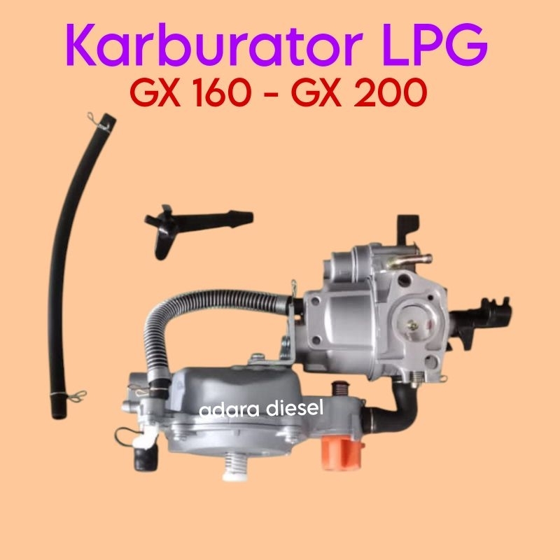 Jual Karburator LPG GX 160 GX 200 Carburator Conventer Enggine / Karburator ELPIGI | Shopee ...