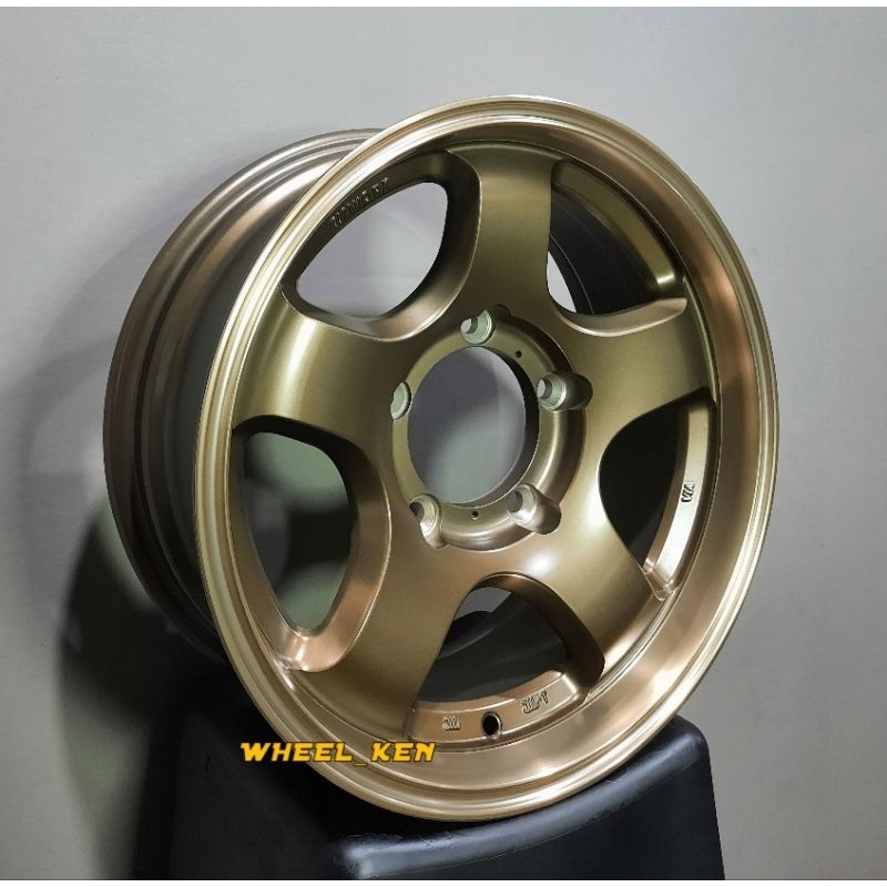 Jual VELG WORK MEISTER RING 16X7 PCD 5X139 BRONZE, COCOK UNTUK JIMNY ...