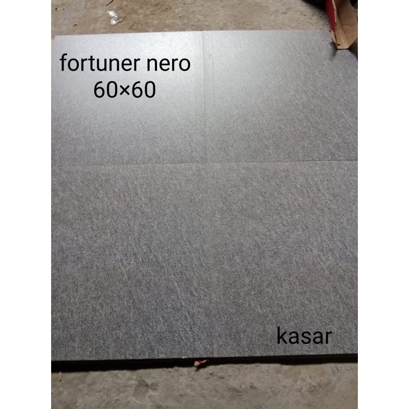 Jual Keramik Ubin Lantai Ukuran 60x60 Teras Hitam Polos Matt Concord ...