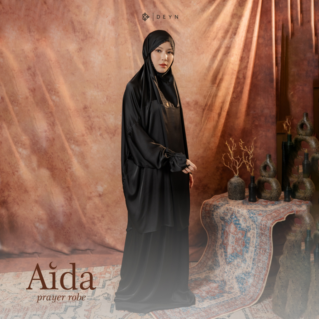 Jual Deyn Scarf - Aida Prayer Robe - Mukenah Dewasa silk premium ...