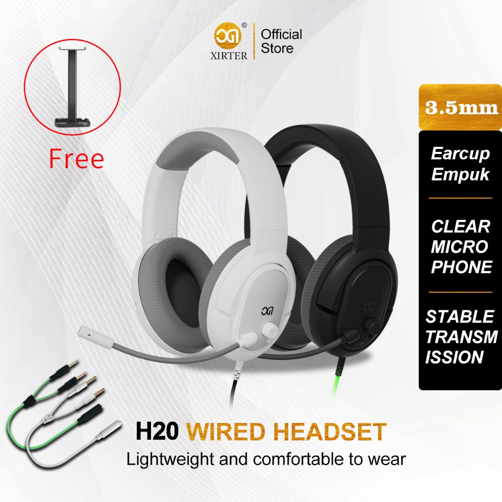 Jual XIBTER H20 Headset Headphone gaming bass with Mic/Foldable HiFi ...