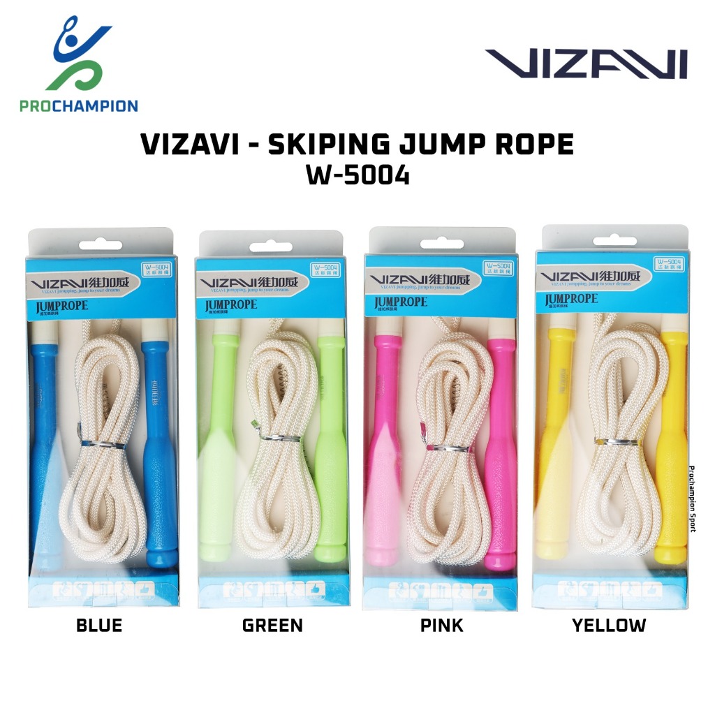 Jual Tali Skiping VIZAVI Jump Rope W-5004 / W 5004 | Shopee Indonesia