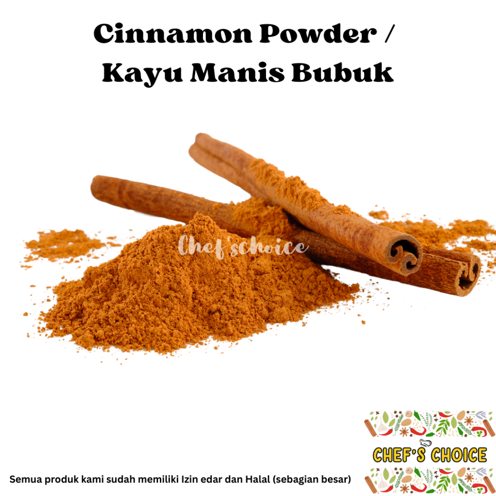 Jual Cinnamon Powder 250 GR Pure / Asli Bubuk Kayu Manis 250gram ...
