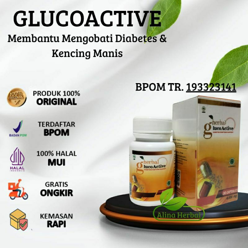 Jual GLUCOACTIVE ASLI HERBAL ORIGINAL OBAT DIABETES KENCING MANIS ...