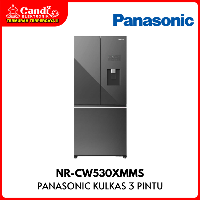 Jual PANASONIC Kulkas Multidoor 488 Liter Kulkas 3 Pintu Prime Freeze ...
