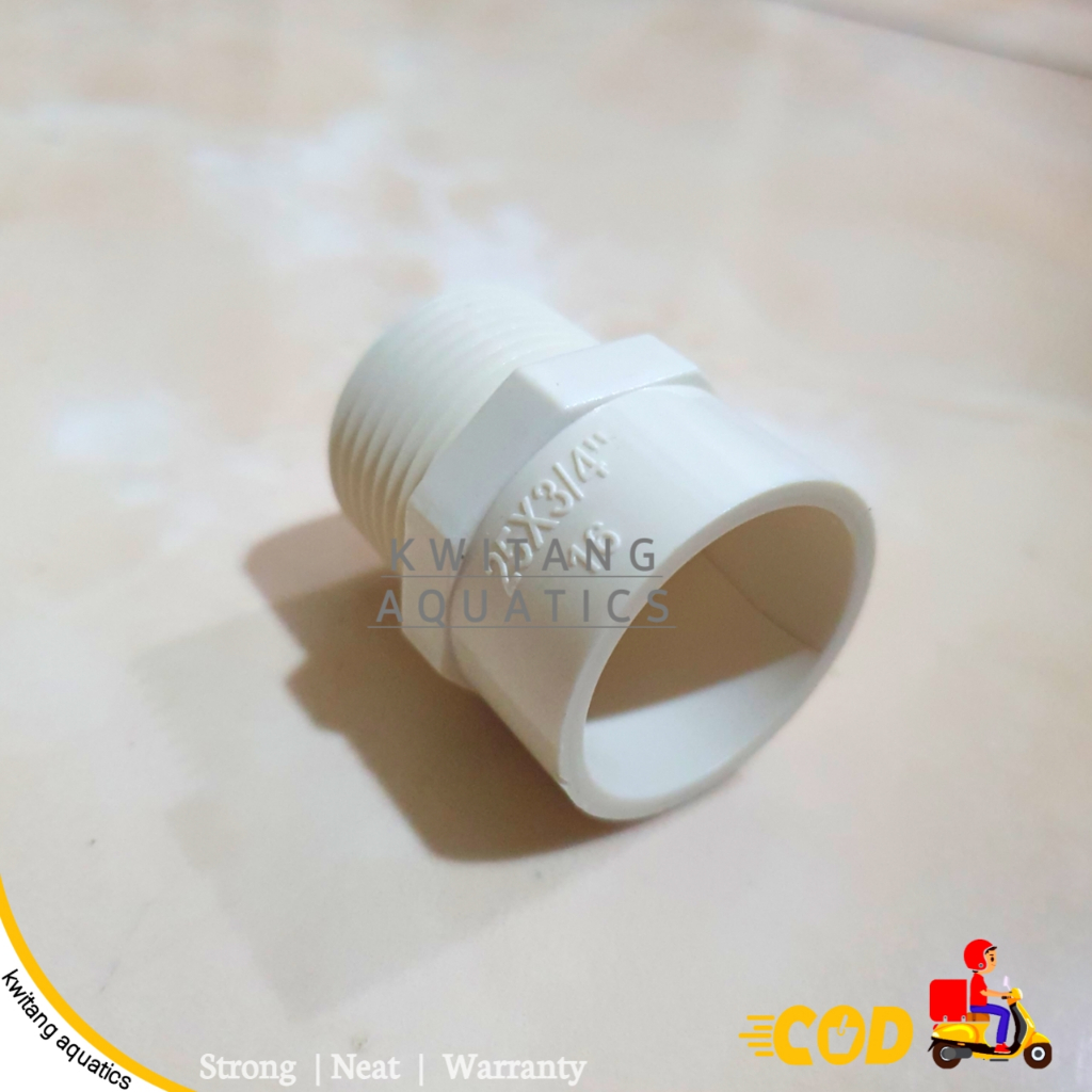 Jual [25mm] SDL Sok Drat Luar Pvc 3/4" x 25mm / Sok Drat Luar 3/4x25mm ...