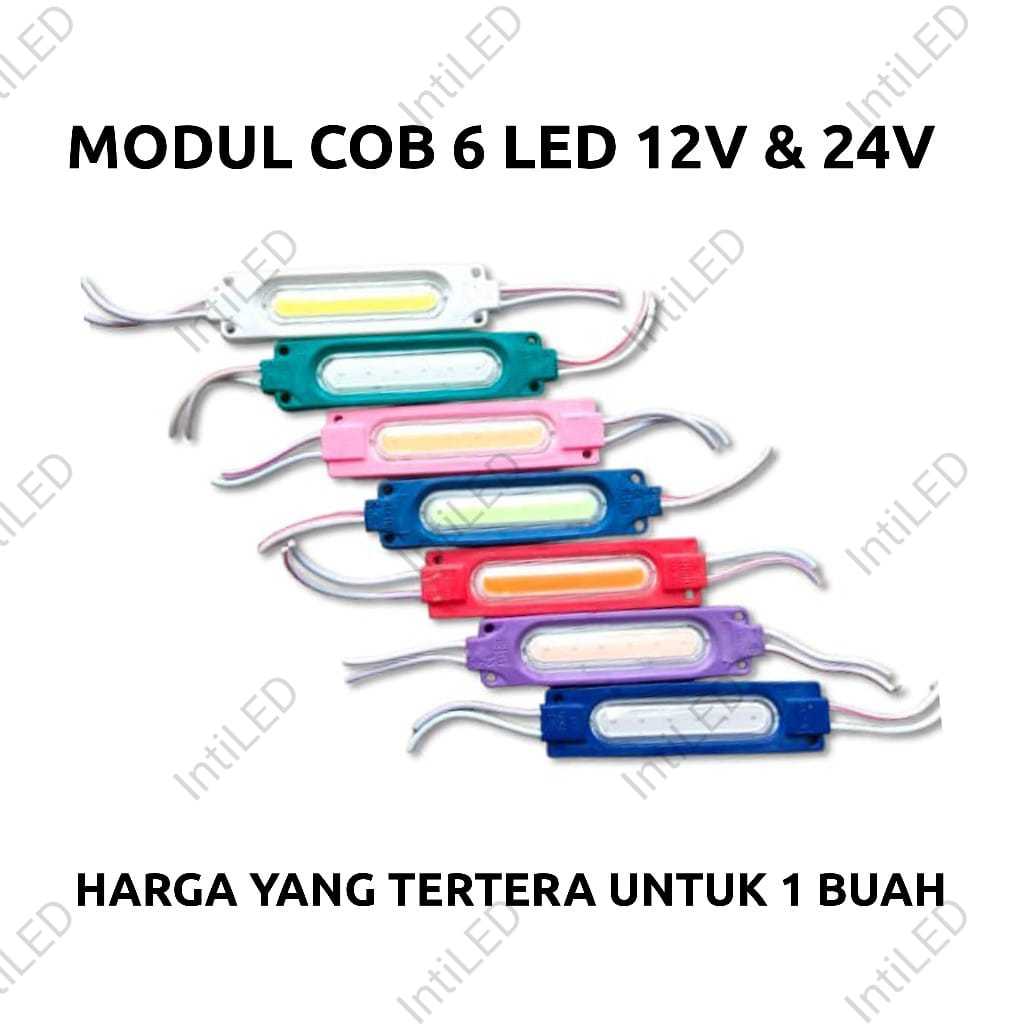 Jual Min.Order 5 Pcs - 12VOLT/24VOLT - LAMPU KOLONG COB 6 LED MIKA BENING | Shopee Indonesia