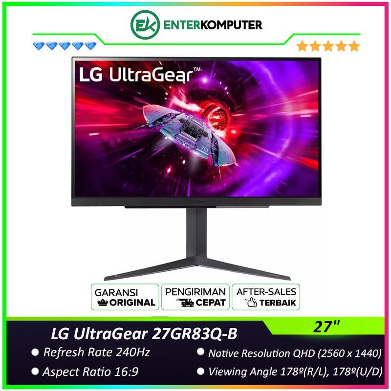 Jual LG UltraGear 27GR83Q-B 27" QHD IPS 240Hz HDR400 Gaming Monitor ...