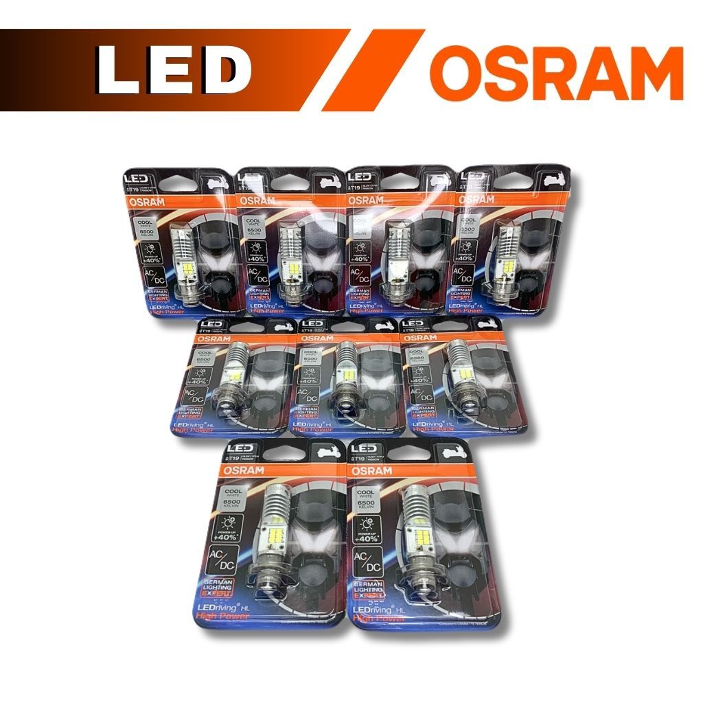 Jual [ OSRAM ] Lampu Utama LED H6 osram T19 Cool white | Lampu depan LED T19 soket H6 Original ...