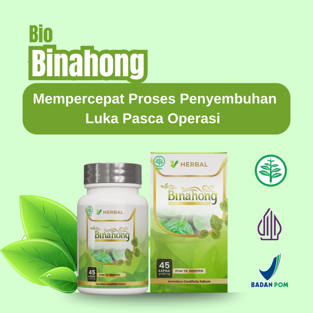 Jual Bio Binahong Kapsul Ekstrak Binahong Obat Pengering luka Pasca Operasi Cesar Dan Semua ...