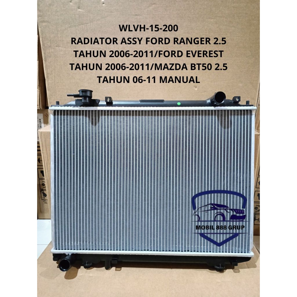 Jual RADIATOR FORD RANGER MAZDA BT50 BT 50 EVEREST 2.5CC MANUAL MT WLVH ...