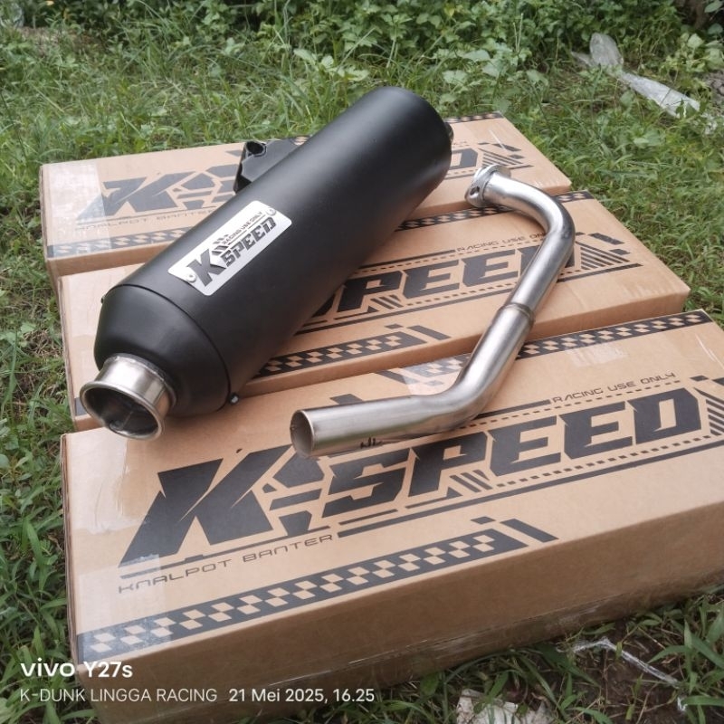 Jual Knalpot Standar Racing Type Luster V2 Original K-speed Buat Beat ...