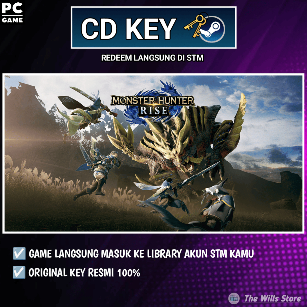Jual Monster Hunter Rise + DLC Sunbreak GAME KEY ORIGINAL | Shopee ...