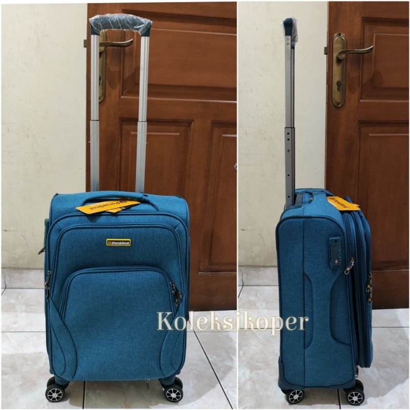 Jual Koper President Original Bahan Kain Kanvas ukuran Kabin 20 inci ...