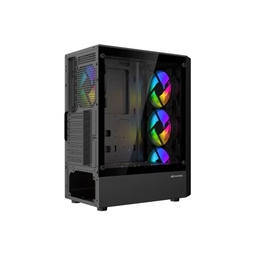 Jual CASING PC DIGITAL ALLIANCE OASIS TG WOOD - INCLUDE 4 RGB FAN | Shopee Indonesia